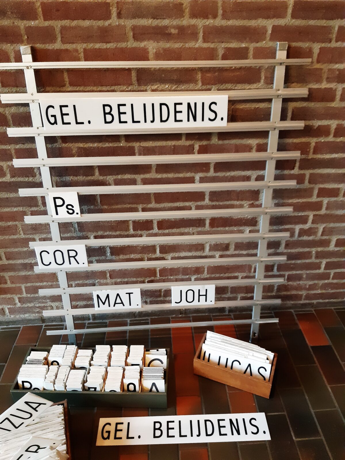 Psalmenborden - VKB | Vereniging Kerkrentmeesterlijk Beheer